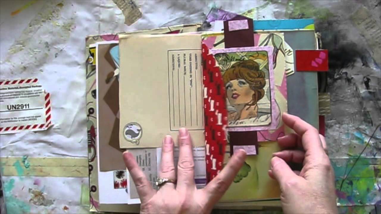 Scrap Art Junk Journal Follow up Part 1 - YouTube
