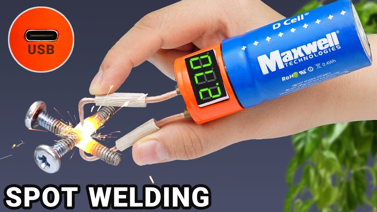 Small But Powerful DIY Spot Welding - YouTube