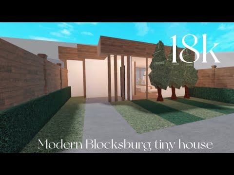 Modern Blocksburg tiny house| 18k (cheap) - YouTube