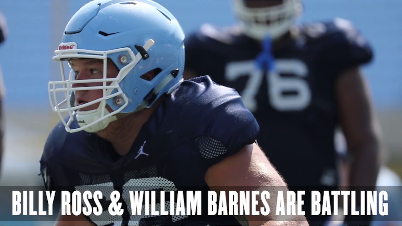 UNC Football: Charlie Heck talks OL breakdown - YouTube