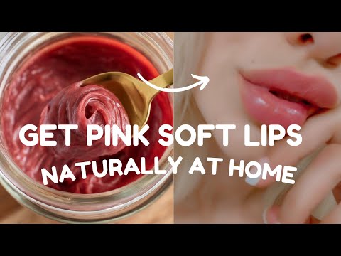 Get Pink soft lips Naturally At Home 👄| Rosy Lips Naturally 💋 - YouTube