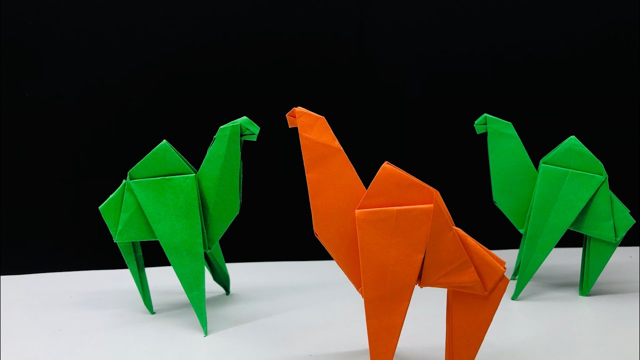 How To Make Origami camel - YouTube