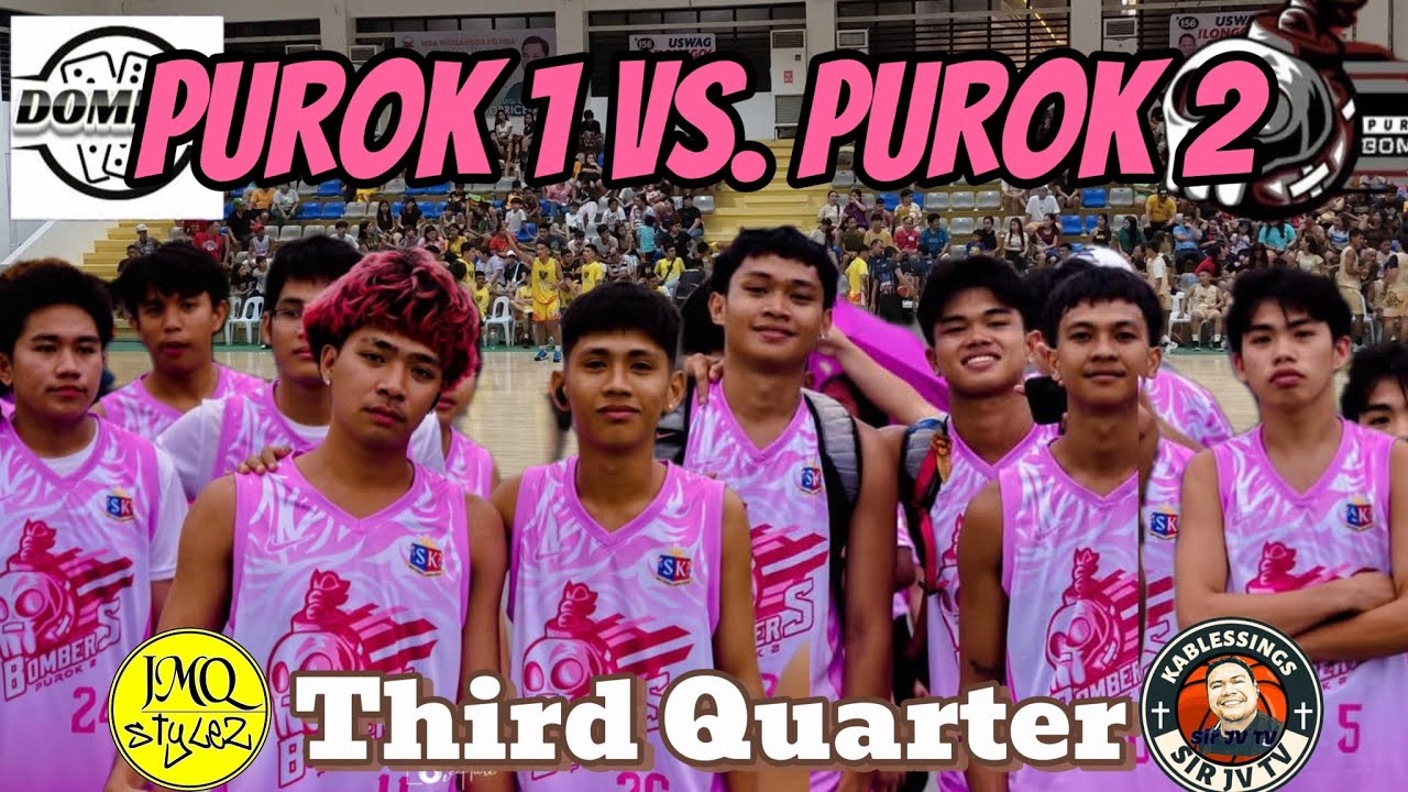 Purok I vs. Purok II | Juniors - 3rd Quarter | Pavia Summer Hinampang ...