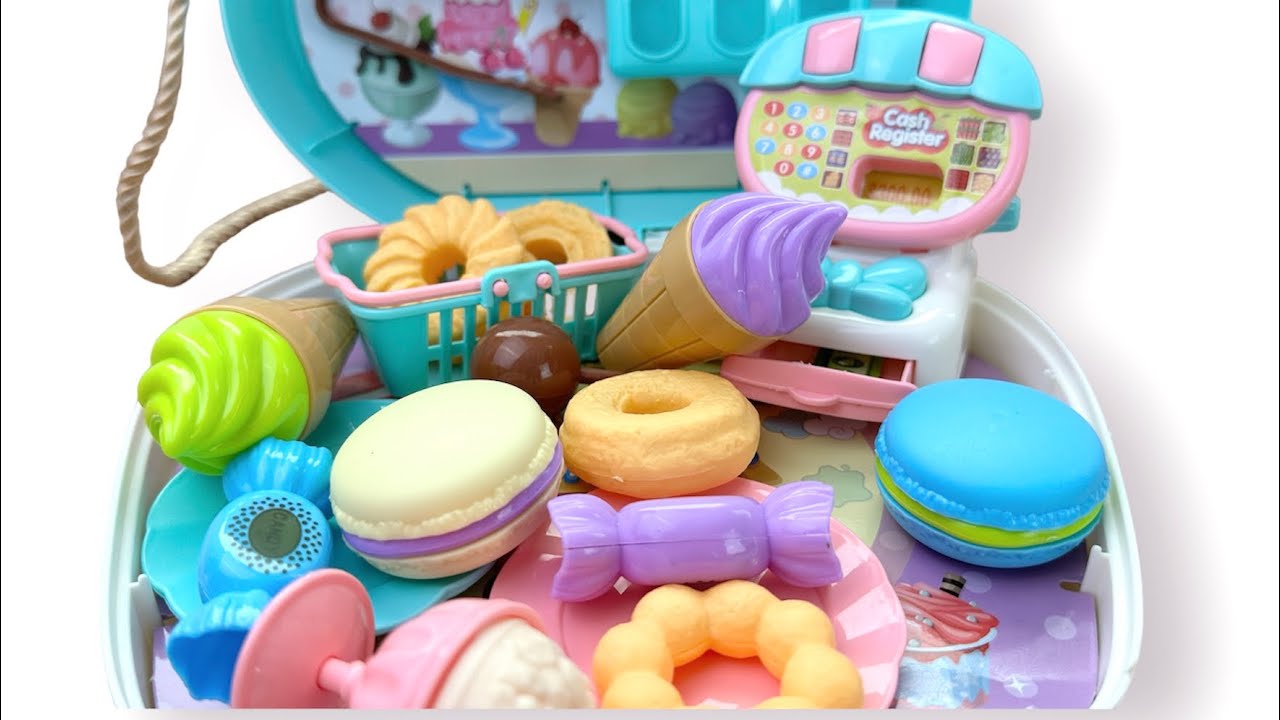 6 Minutes Satisfying with Unboxing Cute Mini Bakery and Purse Playset ...