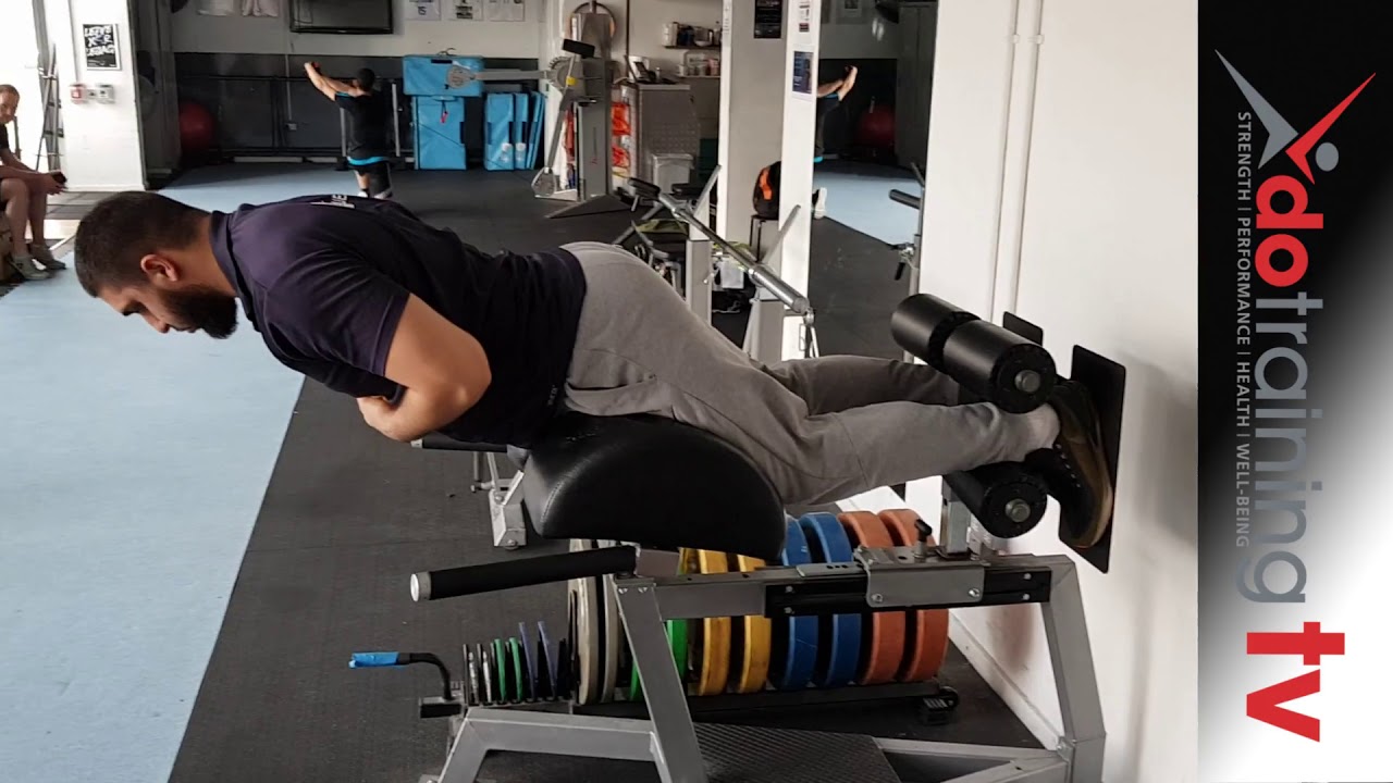 Glute Ham Iso Holds - YouTube