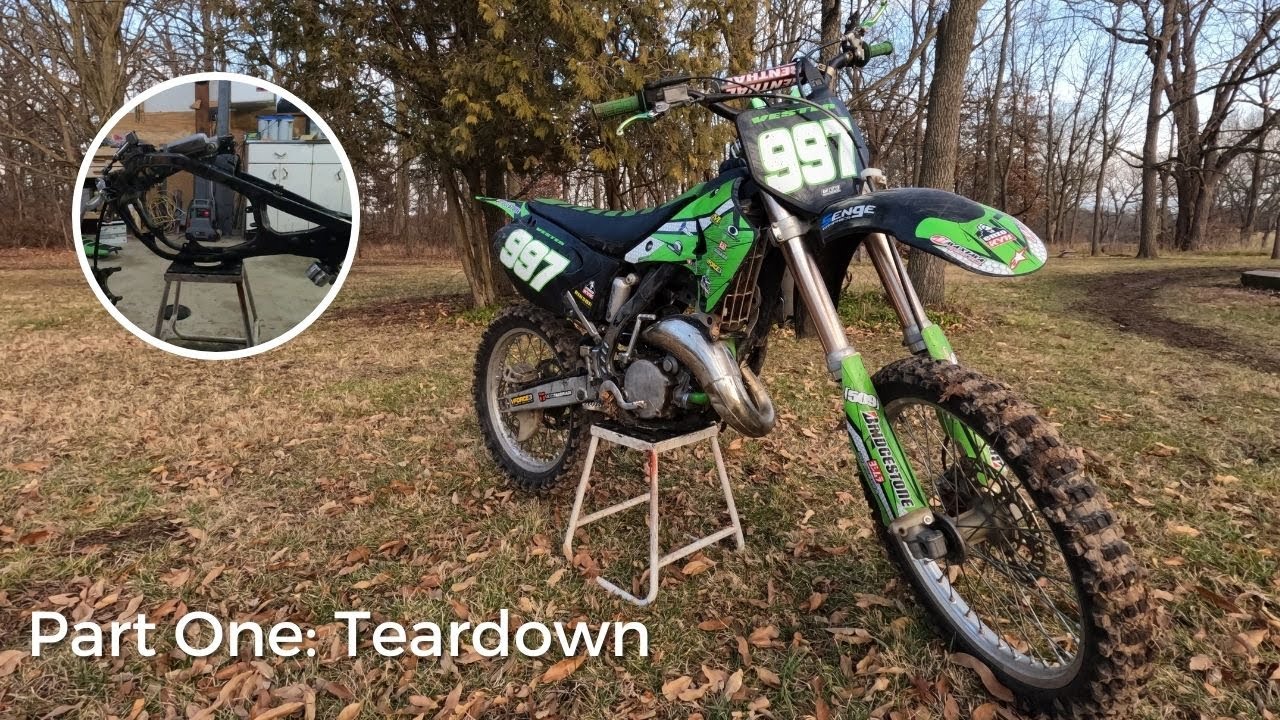2004 KX125 Build Part One: Teardown - YouTube