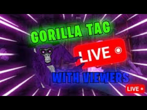 Gorilla tag live with you! | Code on screen - YouTube