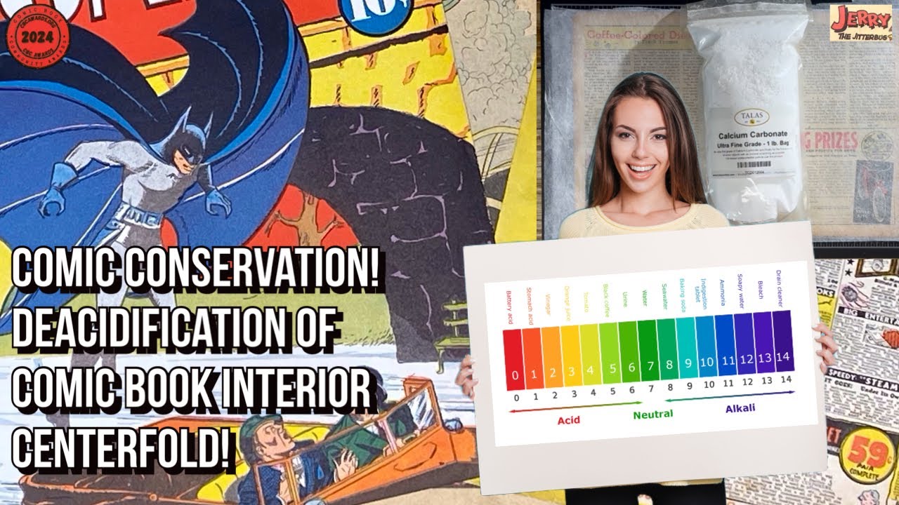 Conservation of Detective Comics Number 33! Part 7! Deacidification of ...