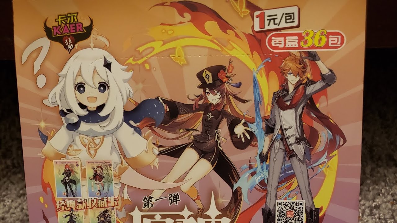genshin impact card pack opening, day three, - YouTube