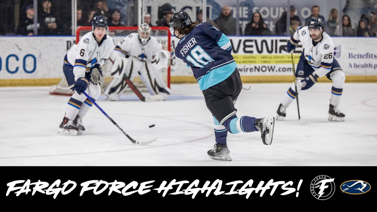 Hockey Highlights | Fargo Force vs Sioux Falls Stampede | 4/12/24 - YouTube