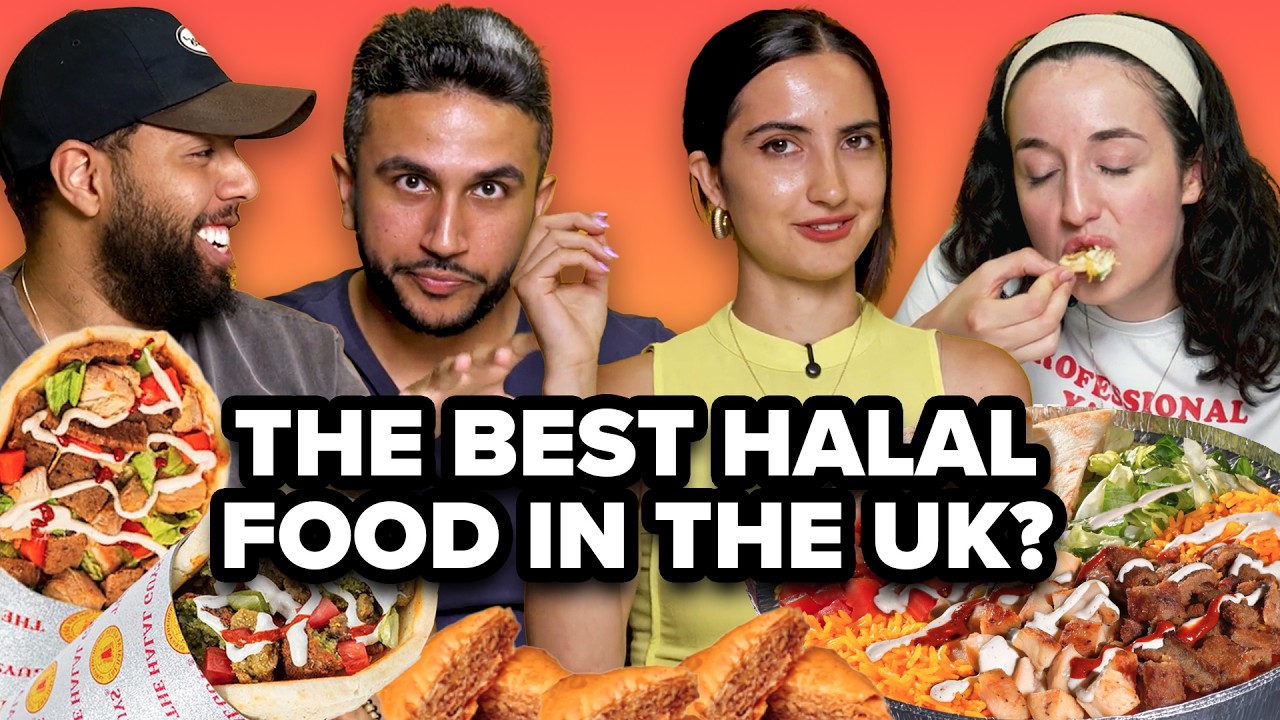Brits Try The Halal Guys (Is it REALLY that good?) - YouTube