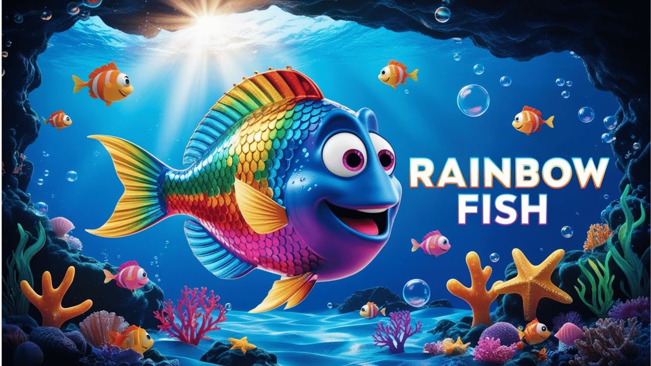 Rainbow Fish Poem @discovery Nursery Rhymes & Kids Songs - YouTube