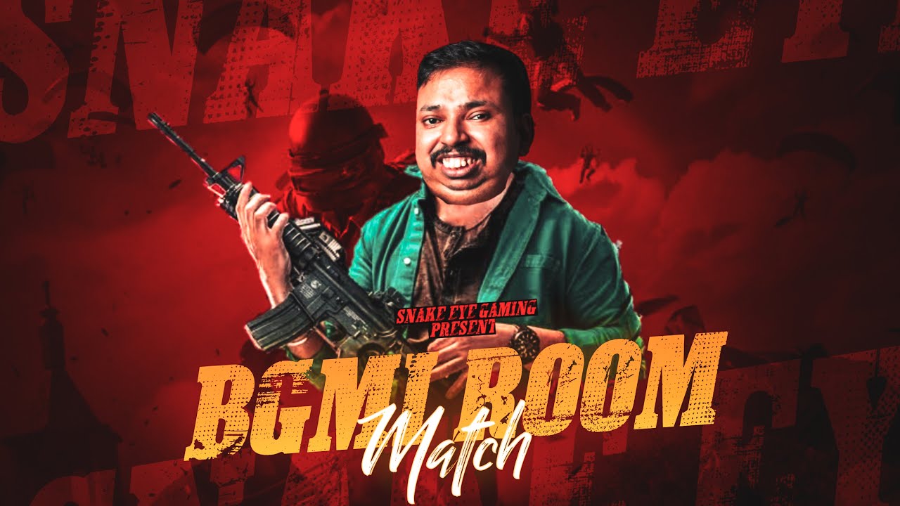 8 PM 🕗 BGMI Room Match 💥 200k Let's Celebrate l Join With Your Squads l ...