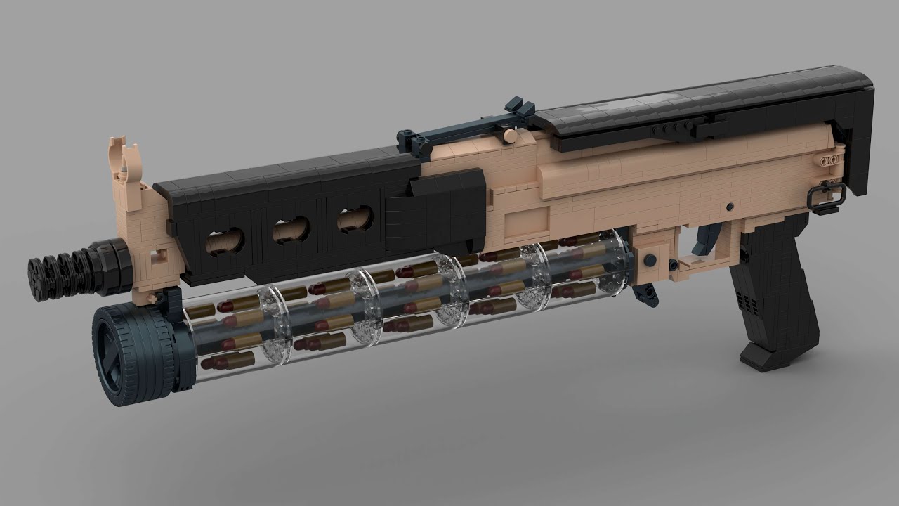 Custom LEGO Gun MOC: PP-19 Bizon [Top Folder Stock] - YouTube
