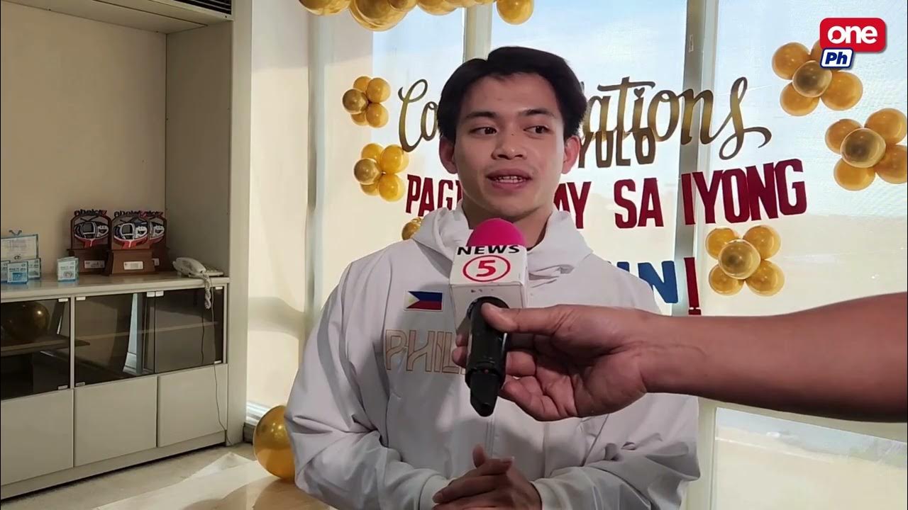 Carlos Yulo, taos-pusong nagpasalamat kay MVP at sa Cignal TV - YouTube
