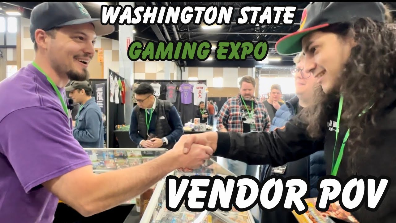 Selling Retro Video Games at Washington State Gaming Expo l Vendor POV ...