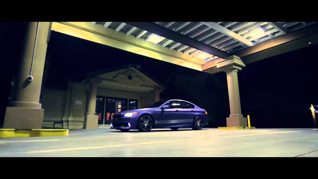 BMW F10 ON CONCAVO CW-S5 CONCAVE WHEELS / RIMS MATTE PURPLE TEAMCONCAVO ...