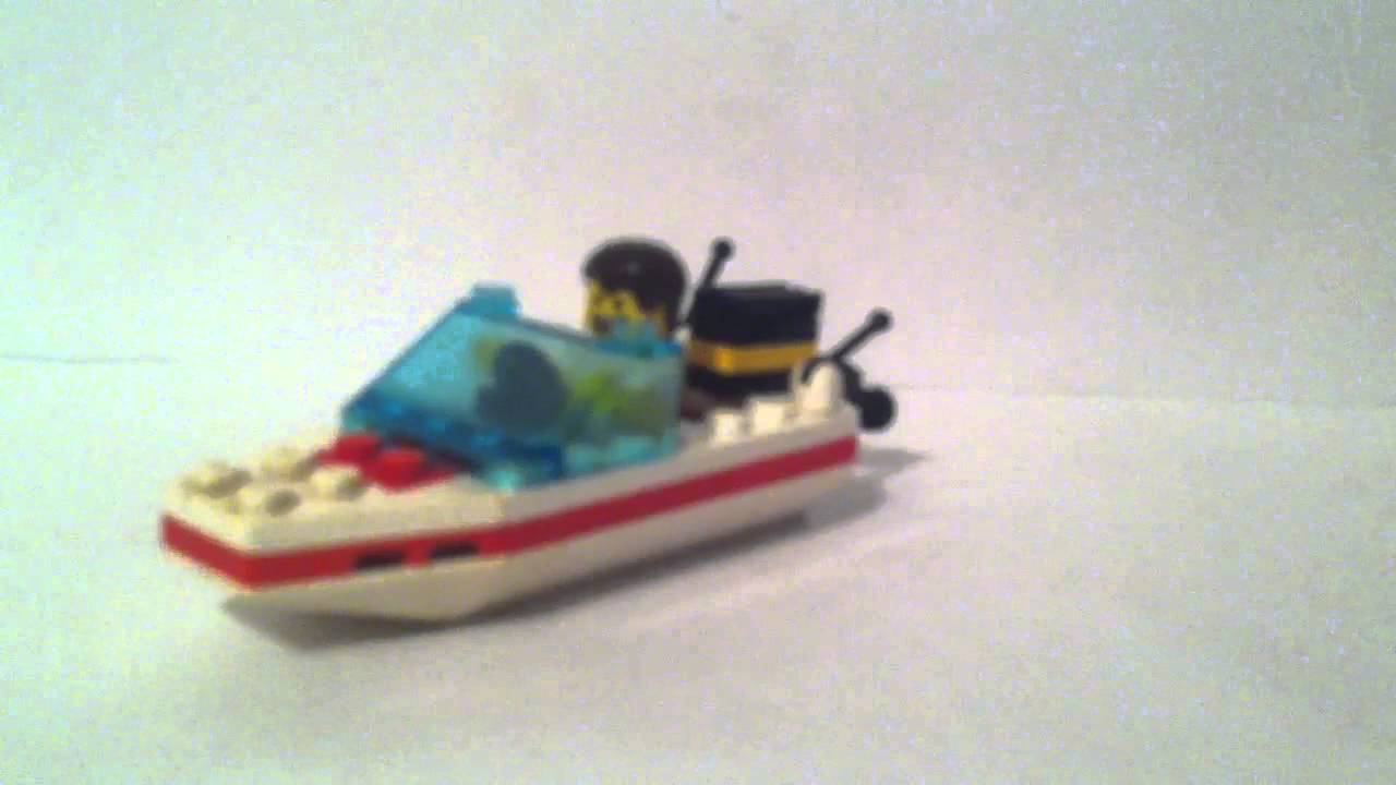 LEGO Review: Set 1632 Mini-Speedboat - YouTube