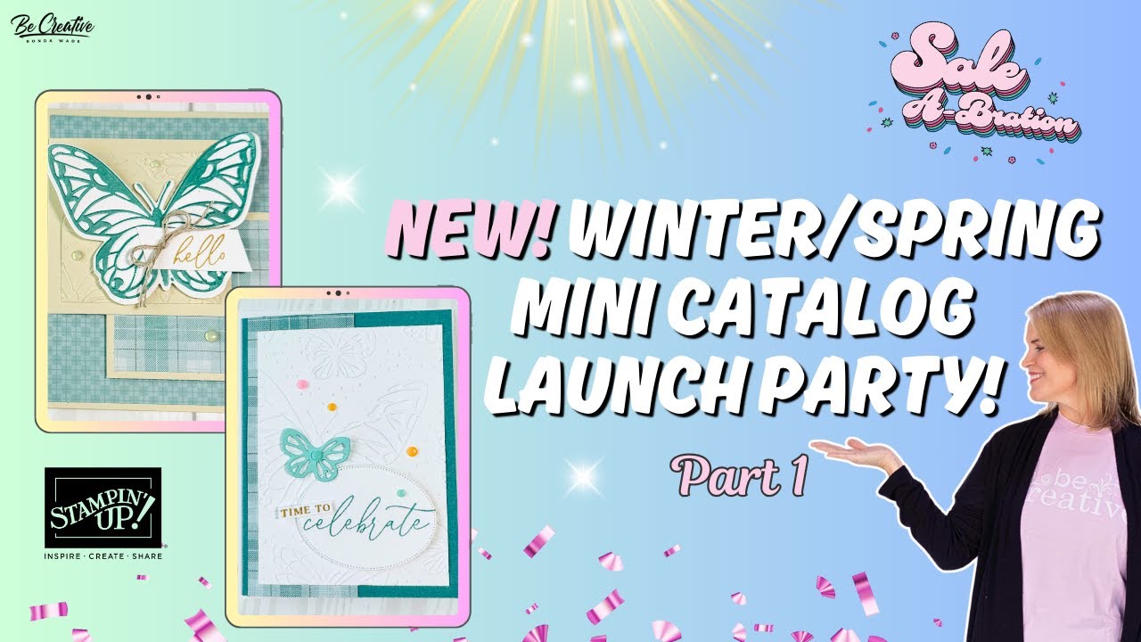 🎉 Part 1: Stampin' Up! NEW Winter/Spring Mini Catalog Launch – Sale-A ...