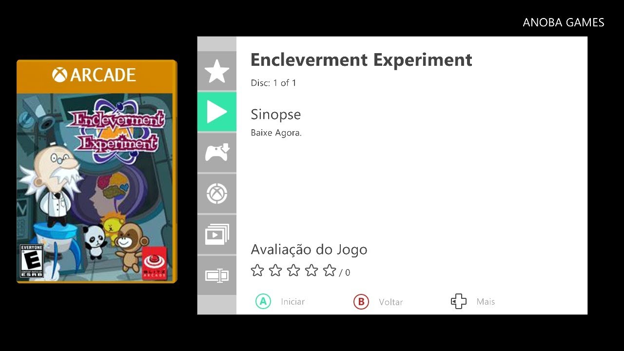 15 Minutos Jogando: Encleverment Experiment (Xbox 360) Full HD - 1080 ...