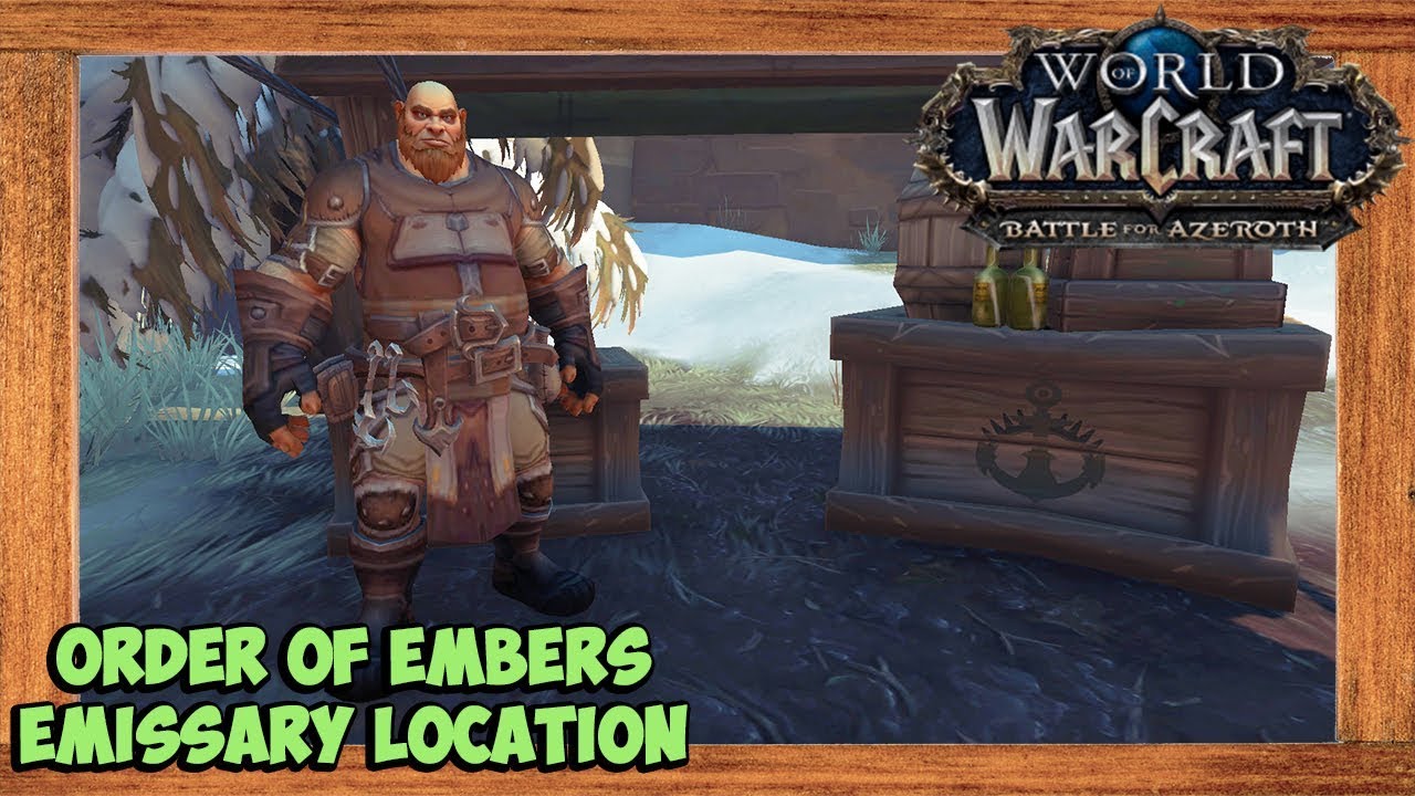 World of Warcraft Order of Embers Emissary Location (Quartermaster ...