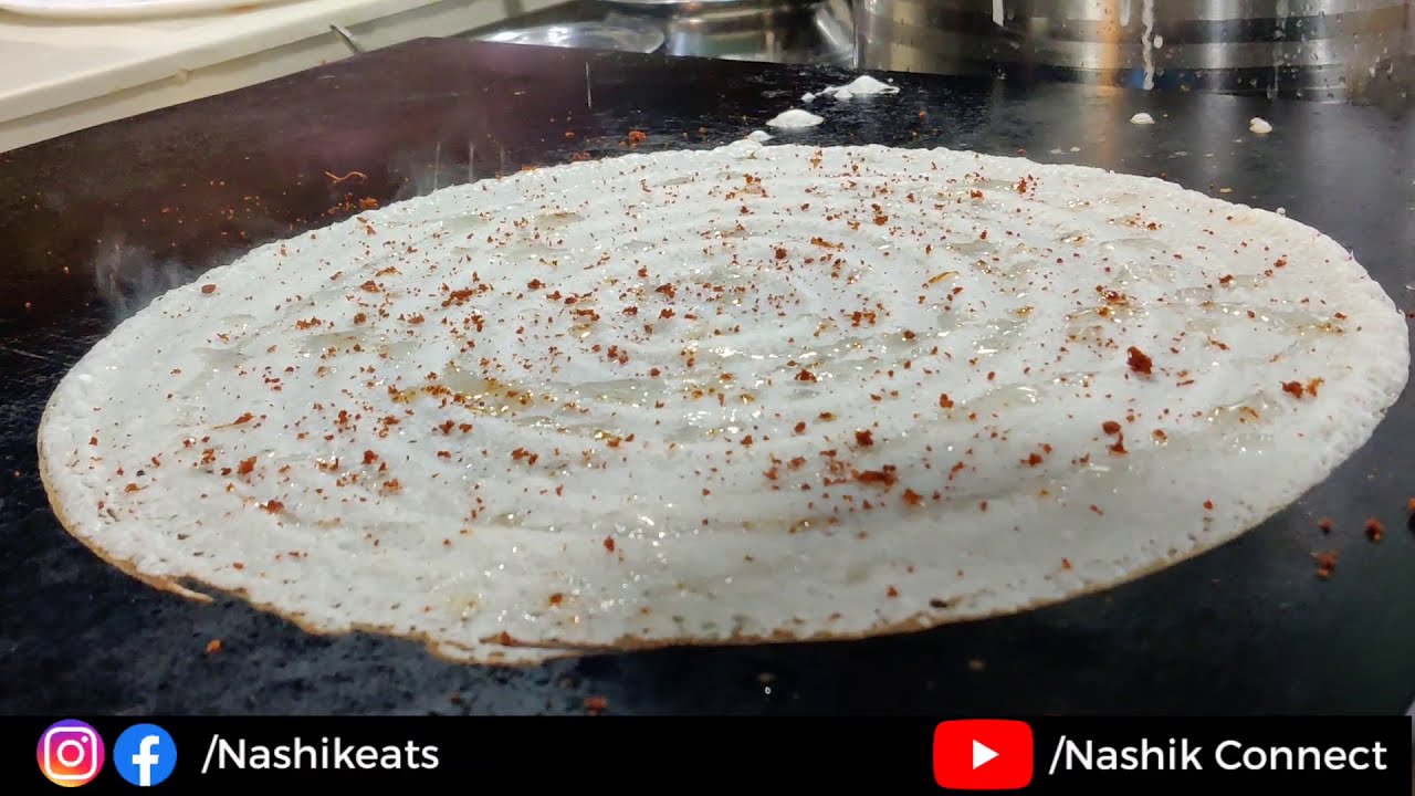 Crispiest Topi Dosa! | Nashik | Street food India - YouTube