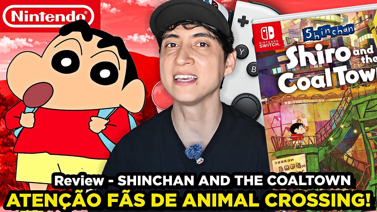 O próximo jogo pra fãs de Animal Crossing! Shin Chan: Shiro and the ...