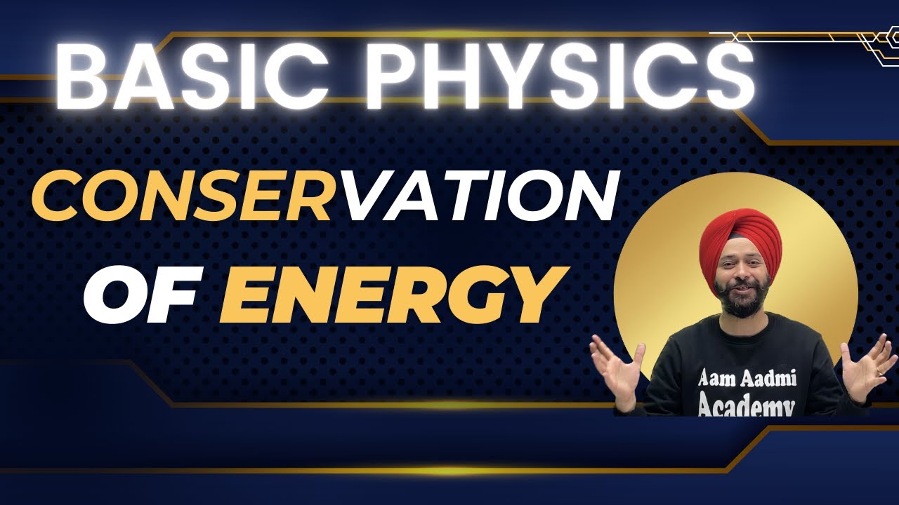 Law of Conservation of Energy | Conservation of Energy in a body Falling of from H | Basic ...