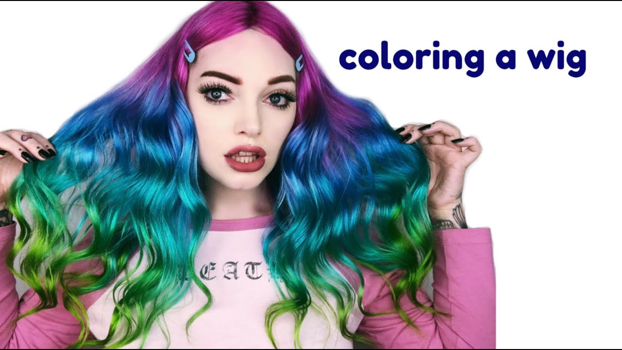COLORING MY FIRST WIG - YouTube