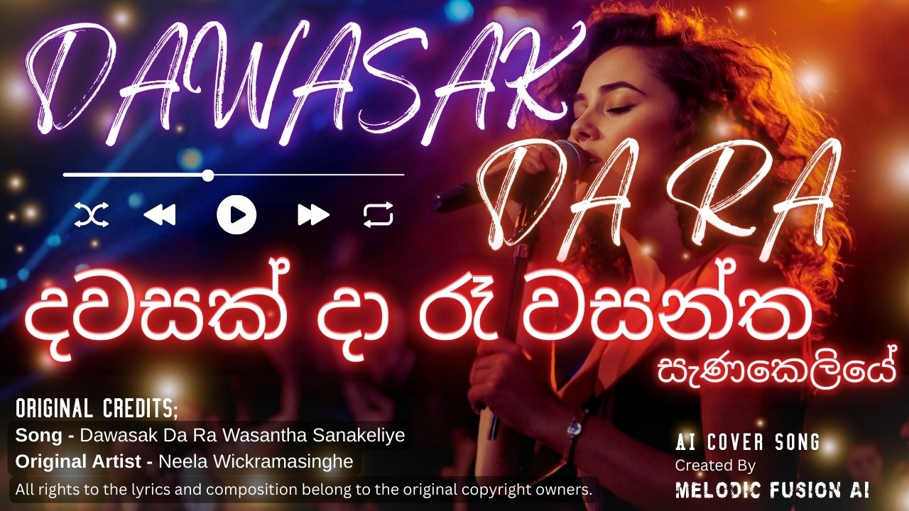 Dawasak Da Re Wasantha Senakeliye | දවසක් දා රෑ වසන්ත සැණකෙලියේ | AI ...