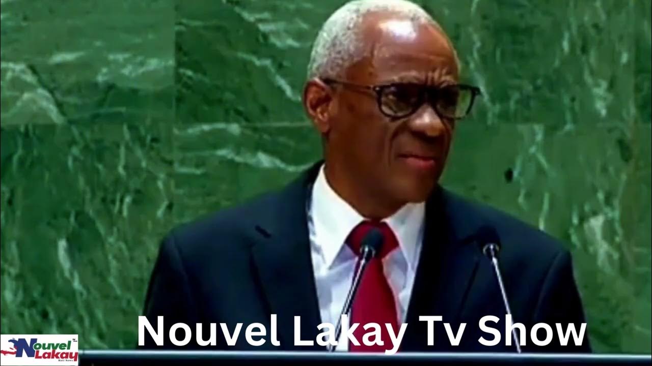 Nouvel Lakay Tv Show/ An Tande Prezidan Egard Leblanc Fils Kap Bay Tout Detay Branche - YouTube