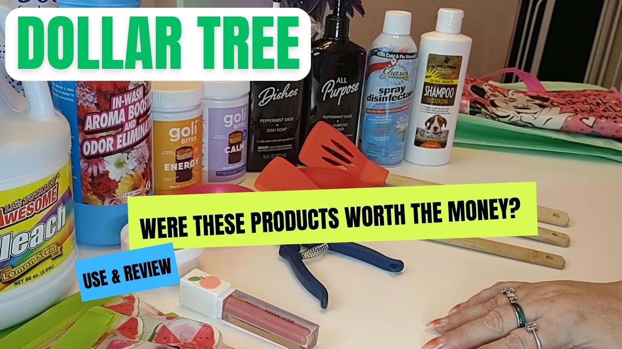 Dollar Tree Use and Review 07/20/2023 | Review of DT Items and How I ...