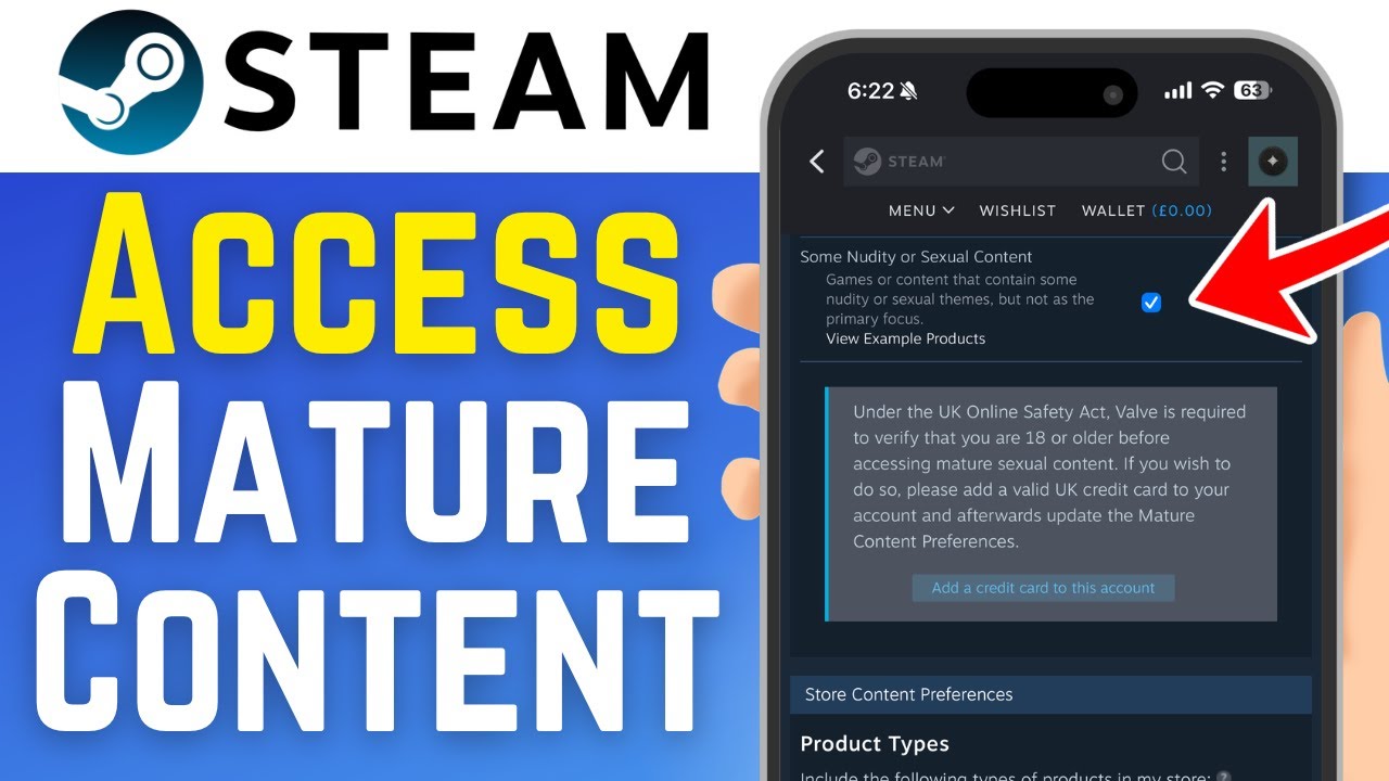How to Enable NSFW Games on Steam 2025 (Mature Content) - YouTube