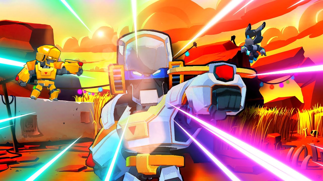 Playing Brawl Stars #39 Playing Randoms + Unlocking Light Mecha Bo Skin ...