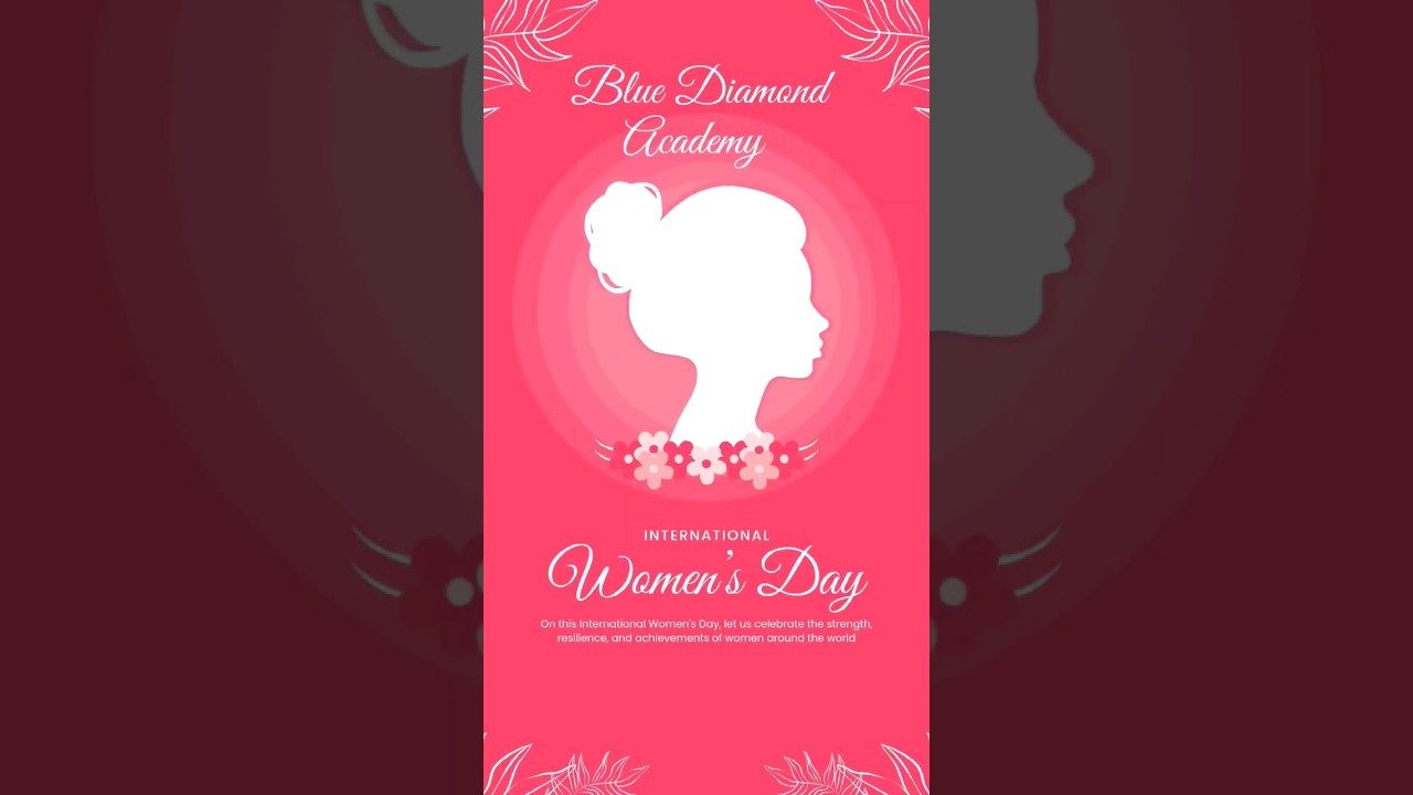 International Women's Day celebration at Blue Diamond Academy#7 March 2024#Great Vibes - YouTube