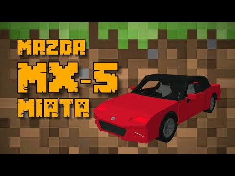 MAZDA MX-5 MIATA in Minecraft - YouTube