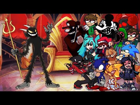 Satanic Funkin but every turn a Different Character Sings it (FNF Devil ...