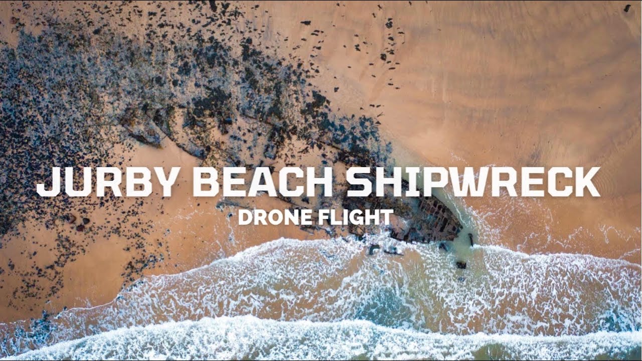 Jurby Beach Shipwreck Drone Footage - Isle of Man Winter 2020 - YouTube