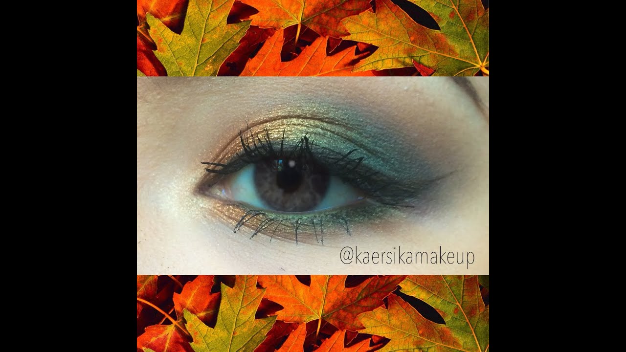 Fall inspired makeup tutorial - YouTube