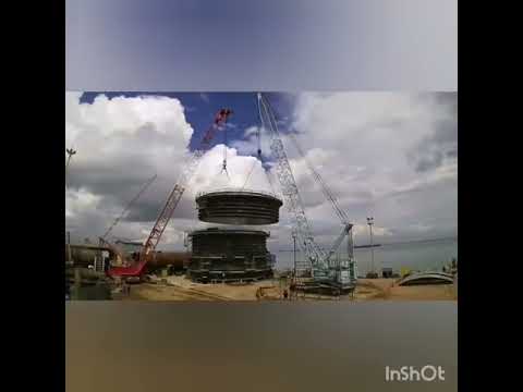 Assembly STP Cylinder Kakinada Project at NOV Profab Yard, Batam - YouTube
