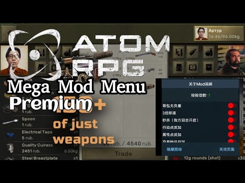 Play the game Atom RPG Mega Mod Menu | Premium | - YouTube