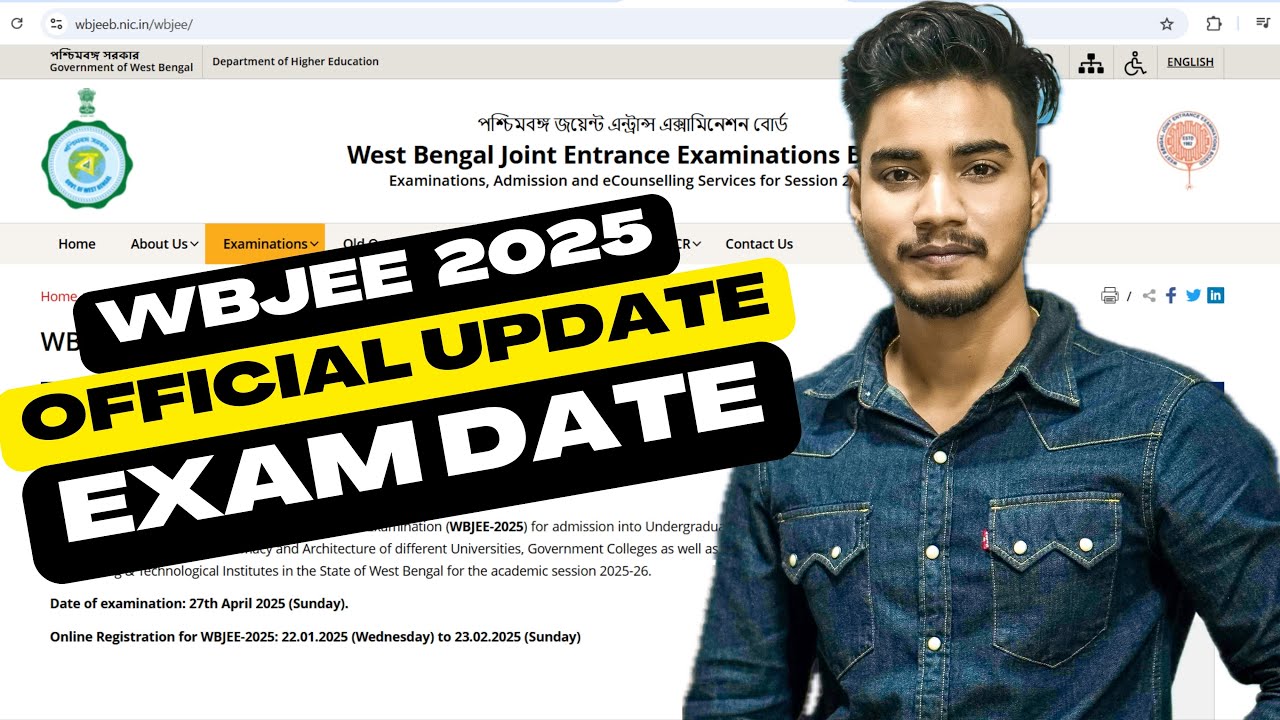 WBJEE 2025 Application Form: How to Register? | Form Fill-Up Dates ...