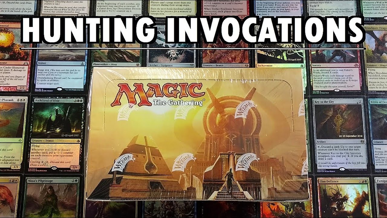 Hunting Invocations MTG Amonkhet Booster Box - YouTube