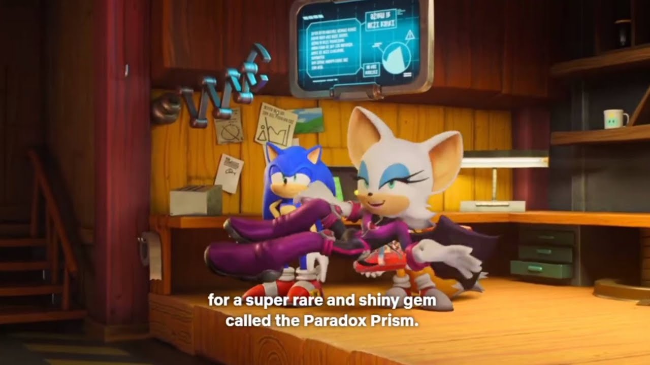 Sonic Prime Rouge you left the door open - YouTube