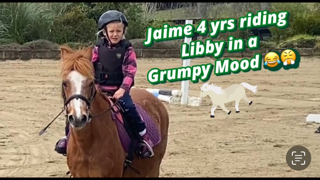 Grumpy Jaime Riding Libby - YouTube