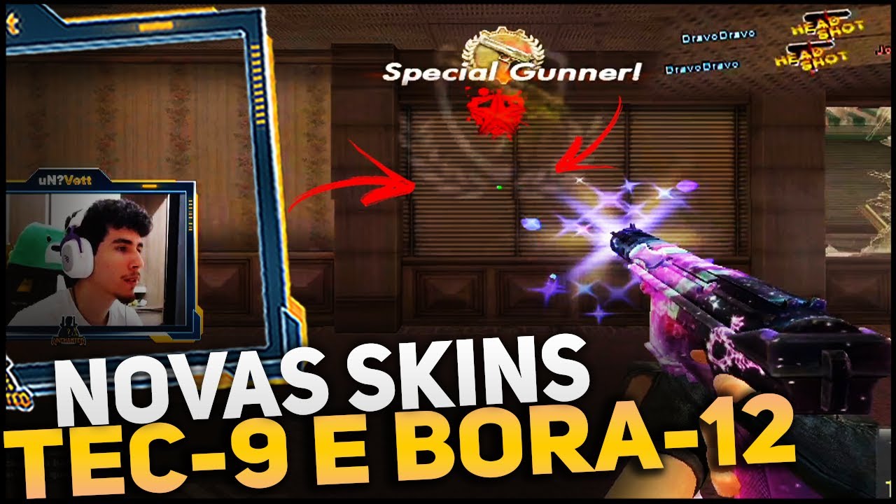 VETT SUPER RAPIDO NO MODO SNIPER! SKINS DE BORA - 12 E TEC - 9! Point ...