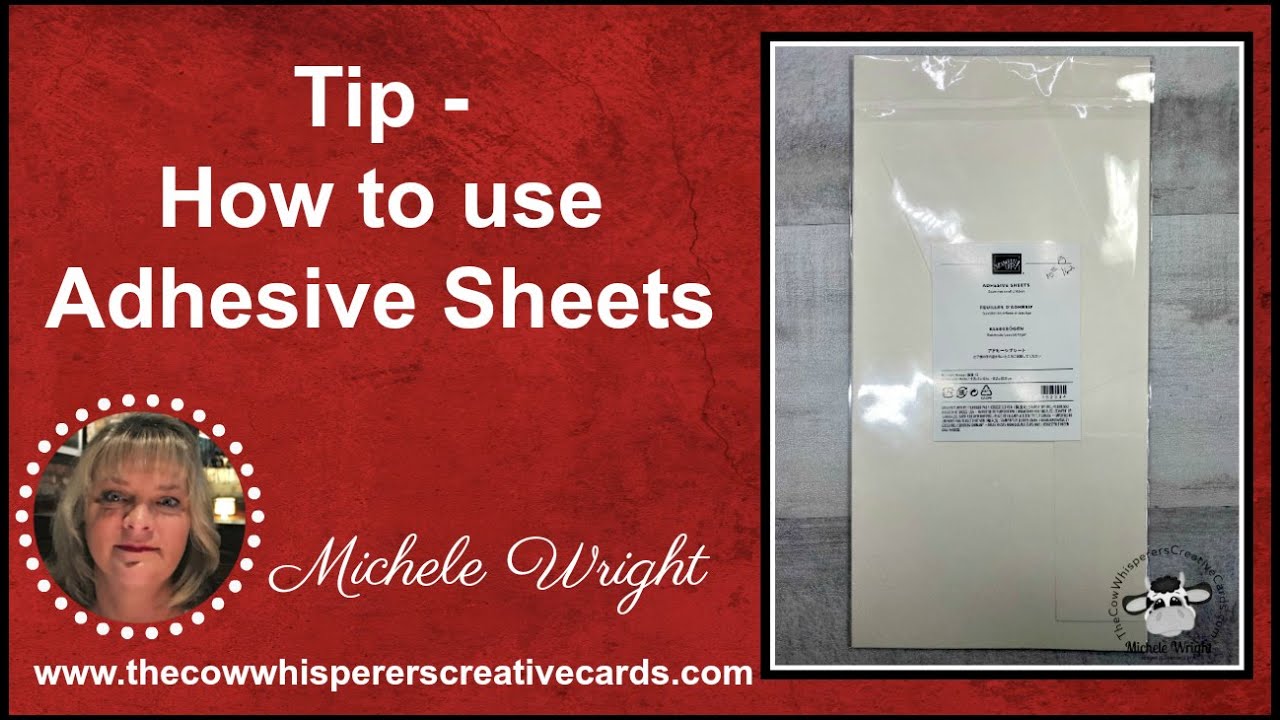 Tip How To Use Adhesive Sheets YouTube tip-how-to-use-adhesive-sheets-youtube
