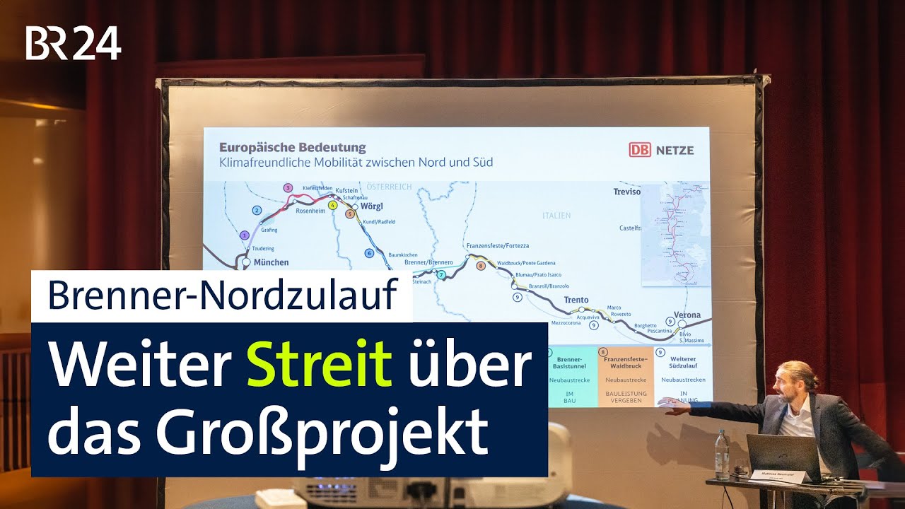 Brenner-Nordzulauf: Anhörung in Berlin | BR24 - YouTube