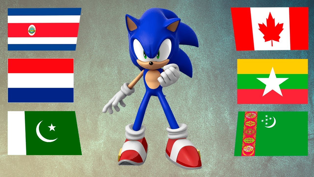 Sonic in different languages meme - YouTube