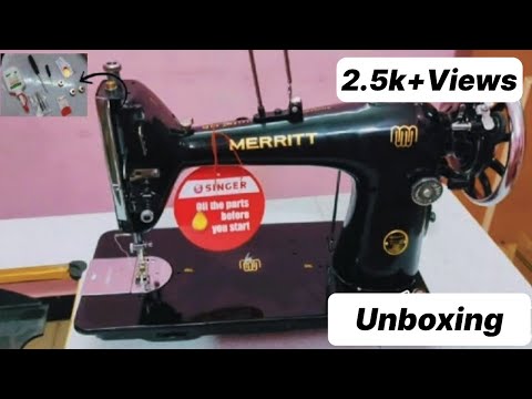 New Tailoring Machine Unboxing - YouTube